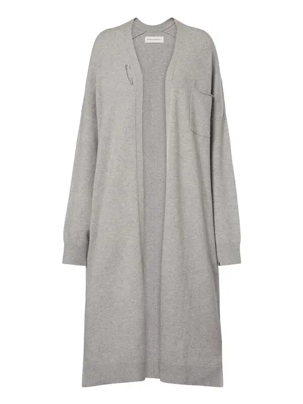 EXTREME CASHMERE X Koto Oversized Cashmere-blend Cardigan - Grey