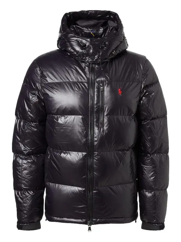 Polo Ralph Lauren Puffer Down Jacket With Detachable Hood - Black