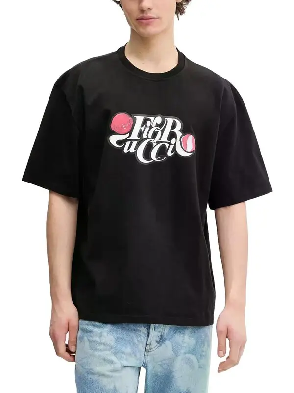 Fiorucci Logo-print T-shirt - Black