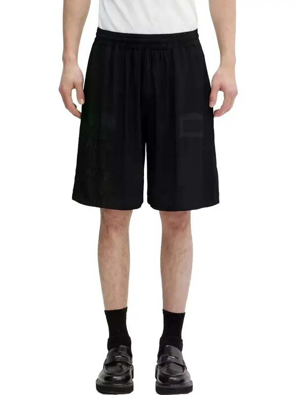 Aries Ancient Column Shorts - Black