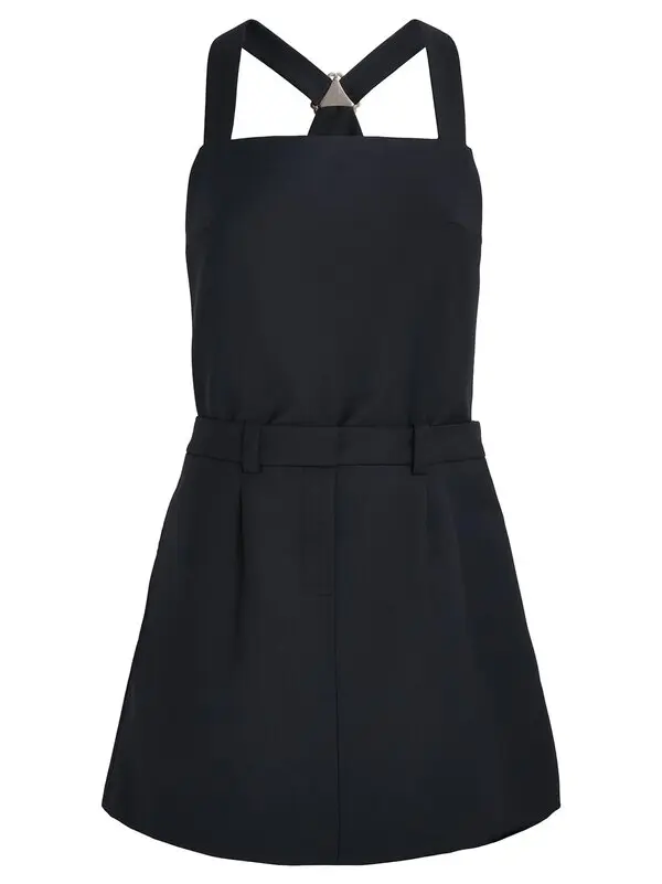 Maje Pinafore Mini Dress - Blue