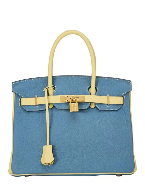 Hermès Birkin 30 Horseshoe Special Order - Blue
