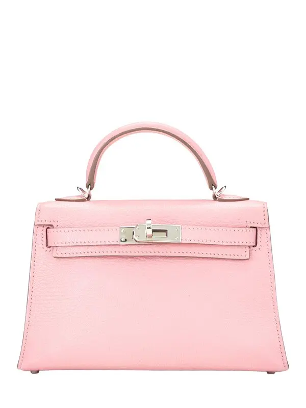 Hermès Chevre Kelly 20 Nm - Rose Confetti