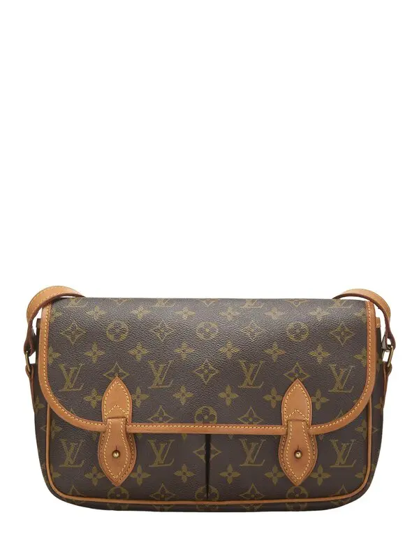 LOUIS VUITTON Monogram Sac Gibeciere Messenger Bag - Brown