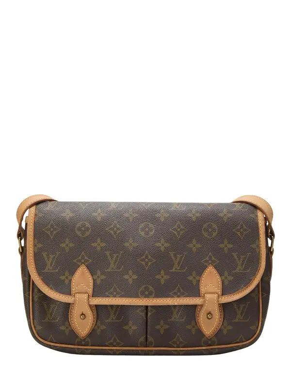LOUIS VUITTON Monogram Sac Gibeciere Messenger Bag - Brown