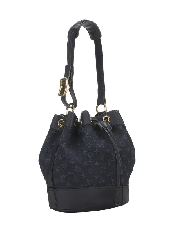 LOUIS VUITTON Monogram Mini Lin Noélie - Navy