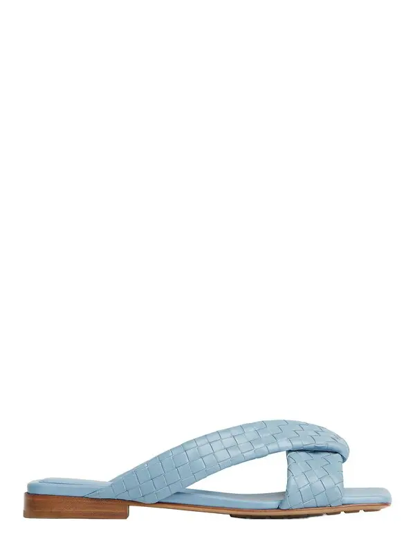 Bottega Veneta Riva Flat Mule - New Ice