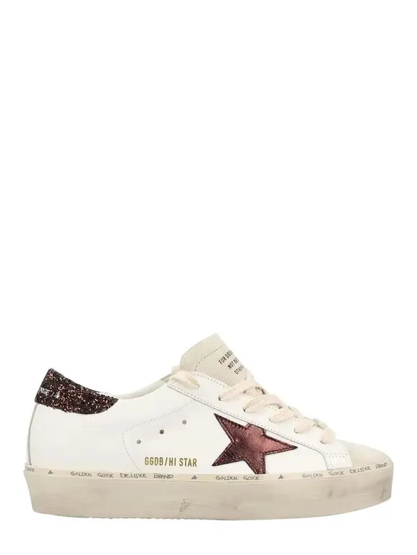 GOLDEN GOOSE Hi Star Sneakers - White