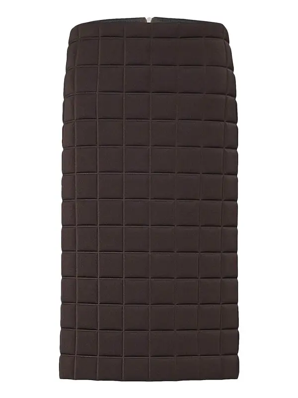Bottega Veneta Straight Skirt - Brown