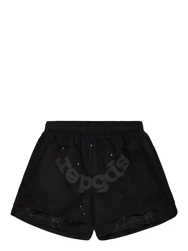 SP5DER Og Web Double Layer Short - Black
