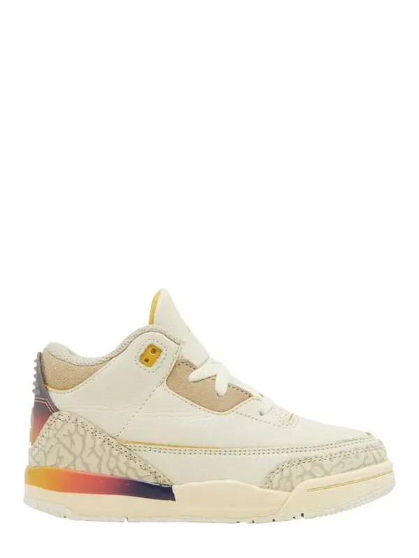JORDAN J. Balvin X 3 Retro Td Sneakers - Cream