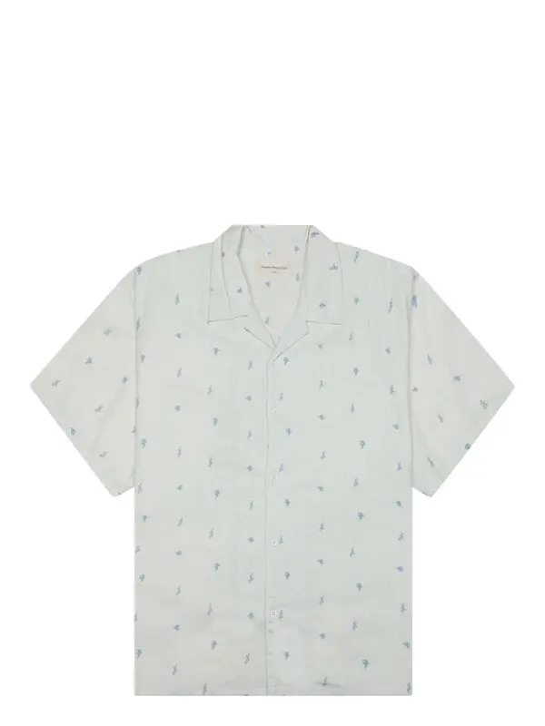 MUSEUM OF PEACE & QUIET Doves Linen Button-up - White