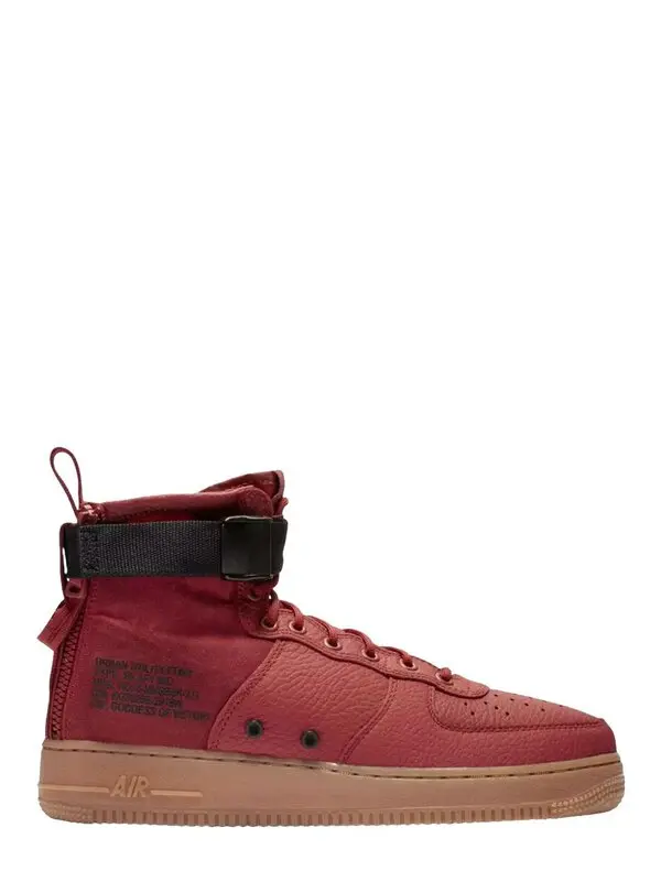 Nike Sf Air Force 1 Mid - Red