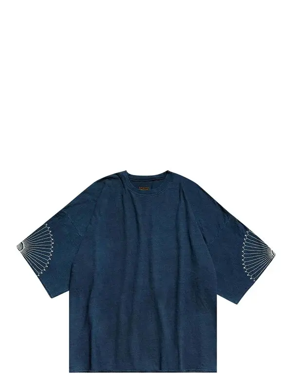 Kapital Idg Jersey Huge T-shirt - Blue