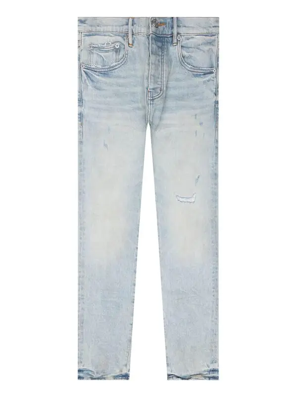 PURPLE BRAND Skinny Fade Distressed Jeans - Blue