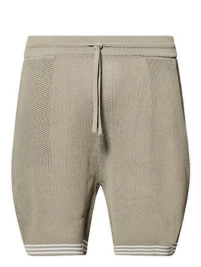 BELIER Open-stitch Knit Shorts - Sage