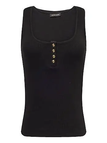 ANINE BING Alessia Sleeveless Top - Black