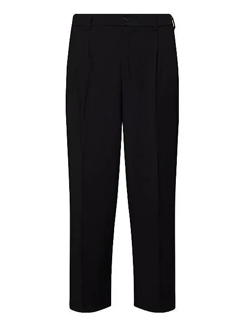 BELIER Relaxed-fit Tapered-leg Woven Trousers - Black