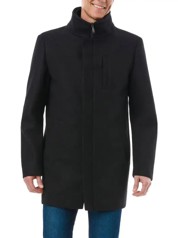 Vince Camuto Water-resistant Jacket With Removable Bib - Black