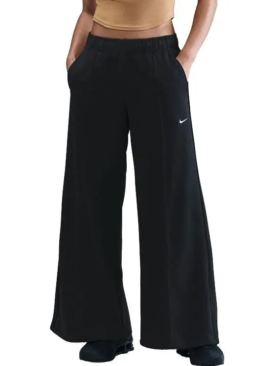Nike Sportswear Wide Leg Track Pants - 010 Black/sail