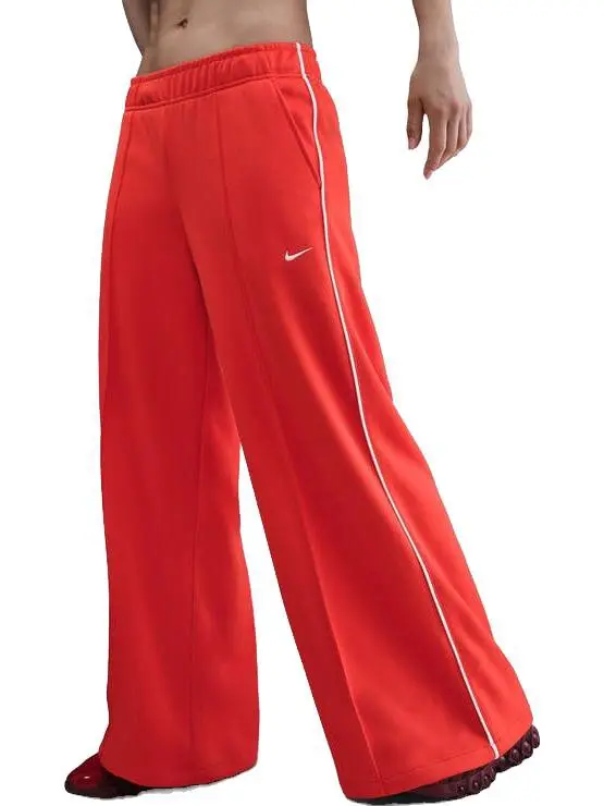 Nike Sportswear Wide Leg Track Pants - Picante Red/sail/sail