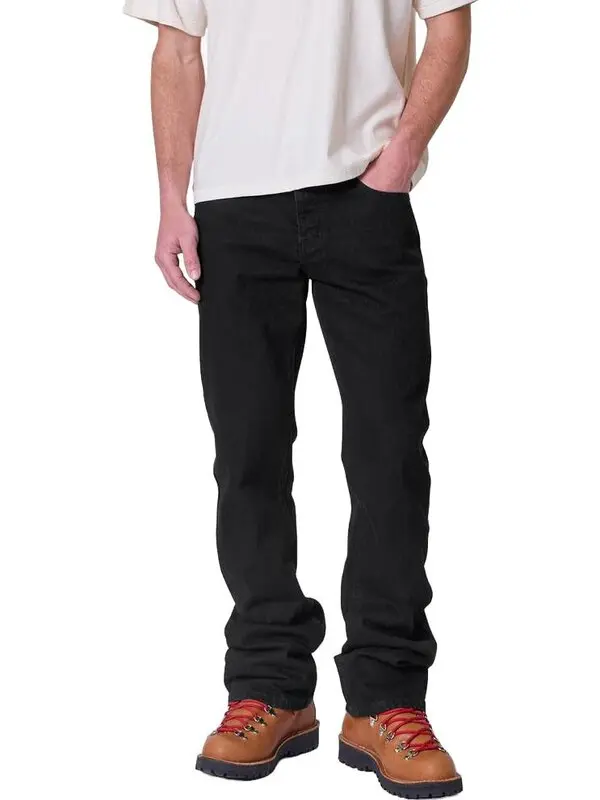 Mnml Bootcut Jeans - Rinsed Black