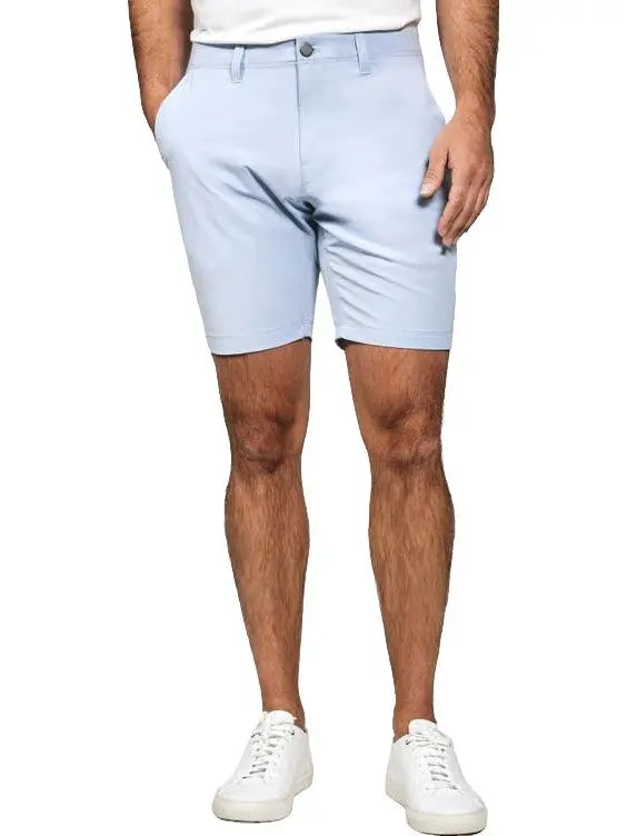 7 Diamonds Catalina 8-inch Flat Front Stretch Shorts - Blue