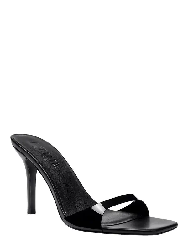 Femme La The Rue Stiletto Slide Sandal - Black
