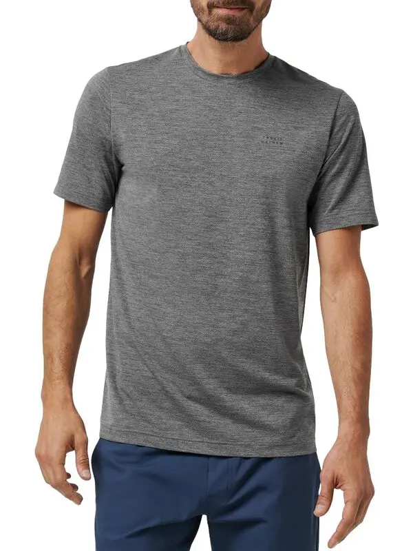 Travis Mathew Heater Pro T-shirt - Heather Grey
