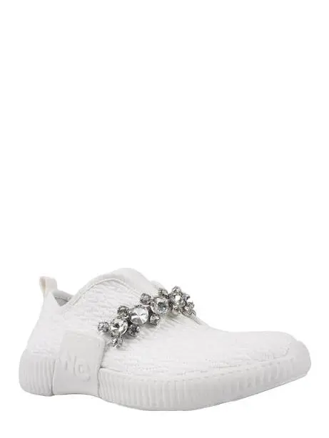 NATIONAL COMFORT Khamryn Rhinestone-embellished Sneakers - White
