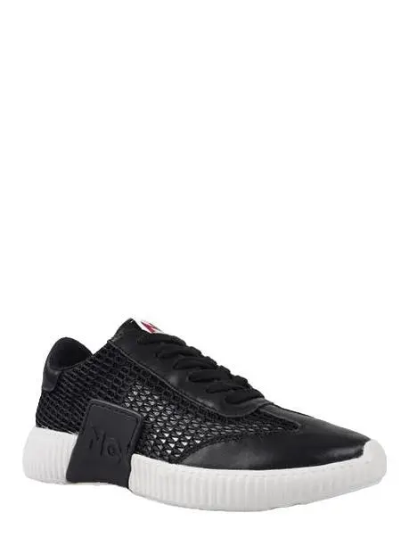 NATIONAL COMFORT Alinna Leather Sneakers - Black Fabric