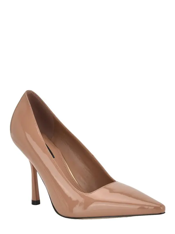 Nine West Jamiey Pointed Toe Pumps - Medium Natural