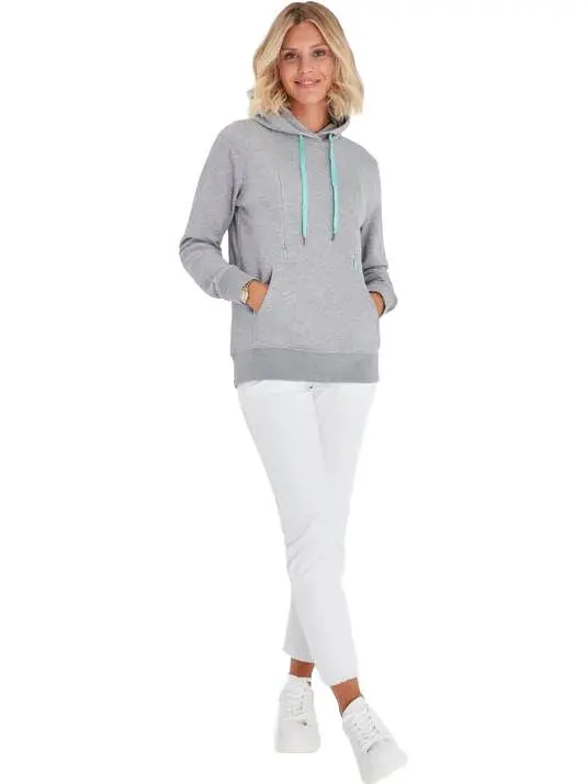 ACCOUCHEE Iconic Maternity/nursing Hoodie - Gray