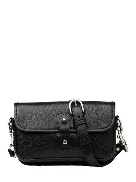 Ghurka Harlow I No. 203 Crossbody Bag - Vintage Black Leather