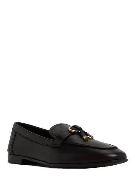 Aldo Logo-adorned Loafer - Black