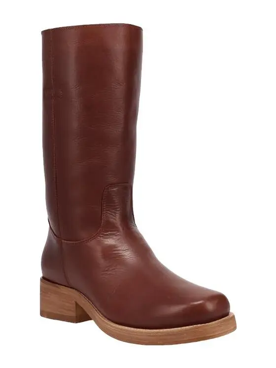 DINGO Tall Leather Boots - Brown