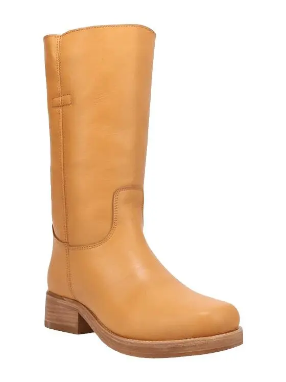DINGO Tall Leather Boots - Plantain
