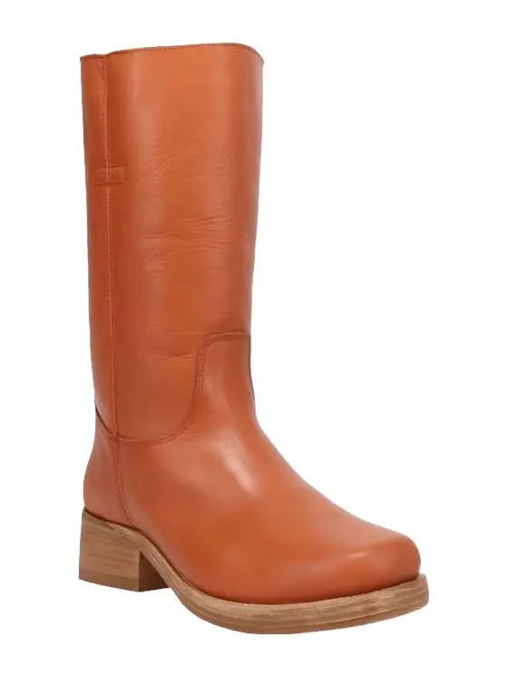DINGO Tall Leather Boots - Russet