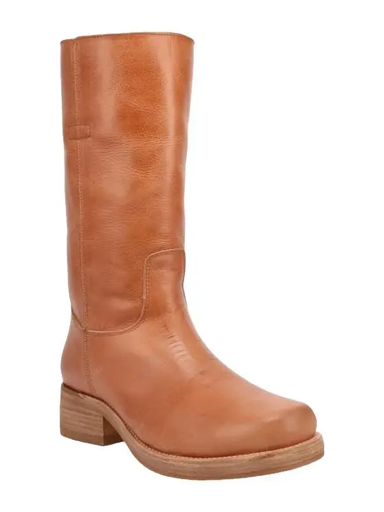 DINGO Tall Leather Boots - Tan