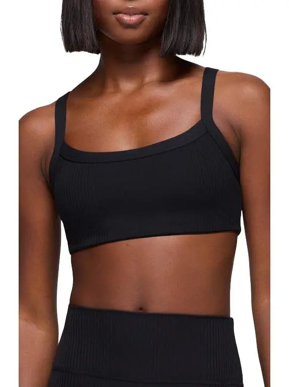 Prana Luxara Rib Sports Bra - Black