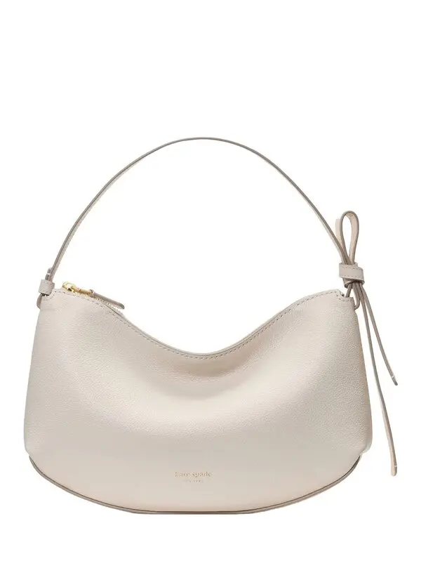 Kate Spade New York Loop Pebble Leather Shoulder Bag - Cashew Milk