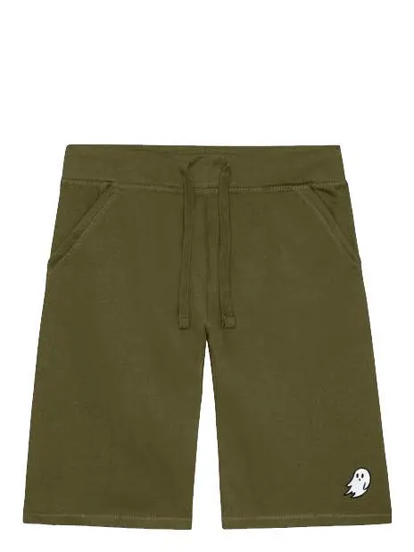 DALIX Ghost Midweight Fleece Shorts - Mil Green