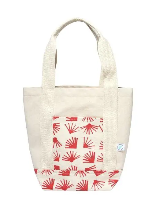 DANCE HAPPY Ginkgo Mini Tote Bag - Nantucket Red