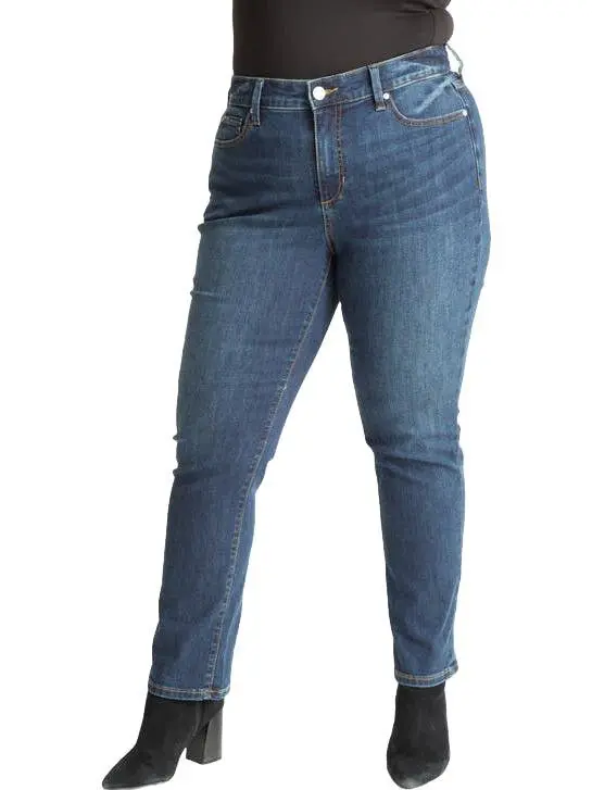 SLINK JEANS High-waist Straight Leg Jeans - Maya
