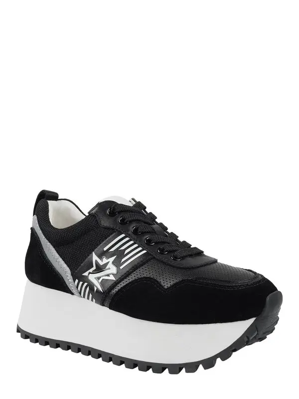 ZIGI Challenge Platform Sneakers - Black