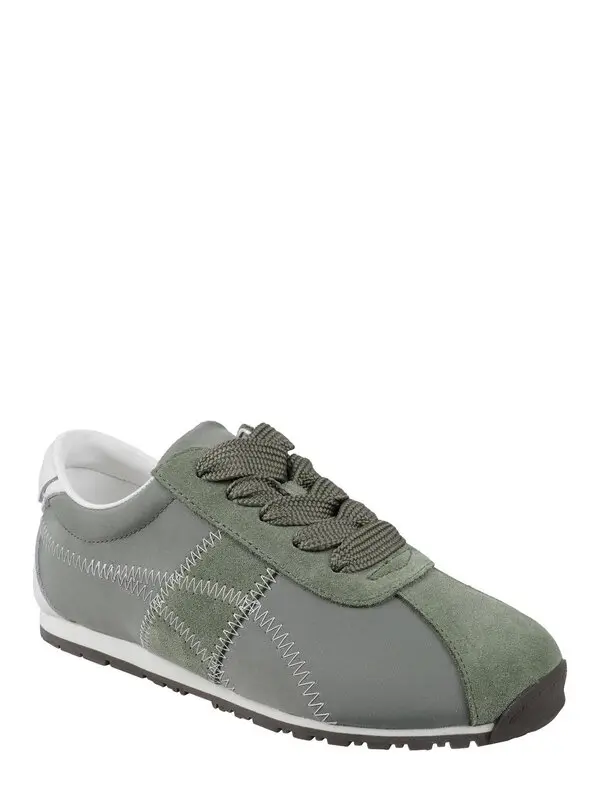 NATIONAL COMFORT Low-profile Sneaker - Olive Suede