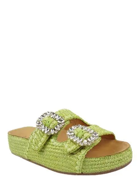 ARTISAN CRAFTED BY ZIGI Rad Platform Sandal - Green