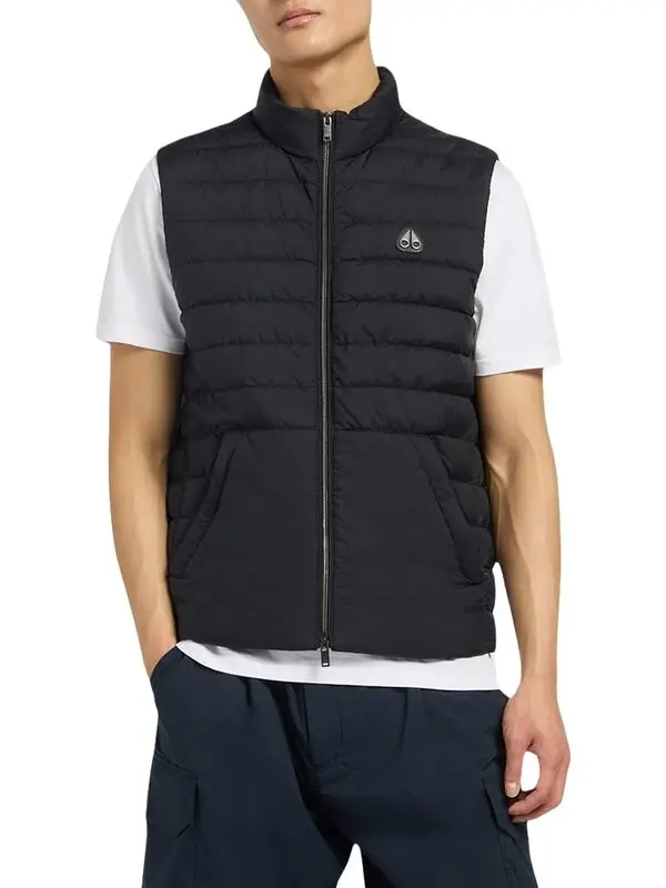 Moose Knuckles Mentana Air Down Puffer Vest - Black