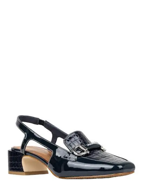 DONALD PLINER Slingback Pumps - Navy