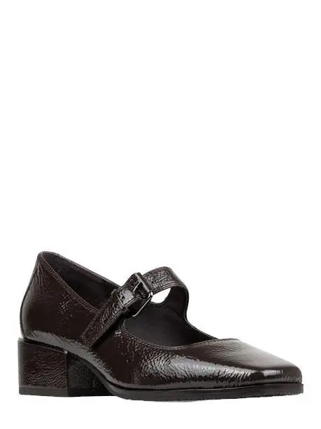 DONALD PLINER Mary Jane Pump - Dark Brown